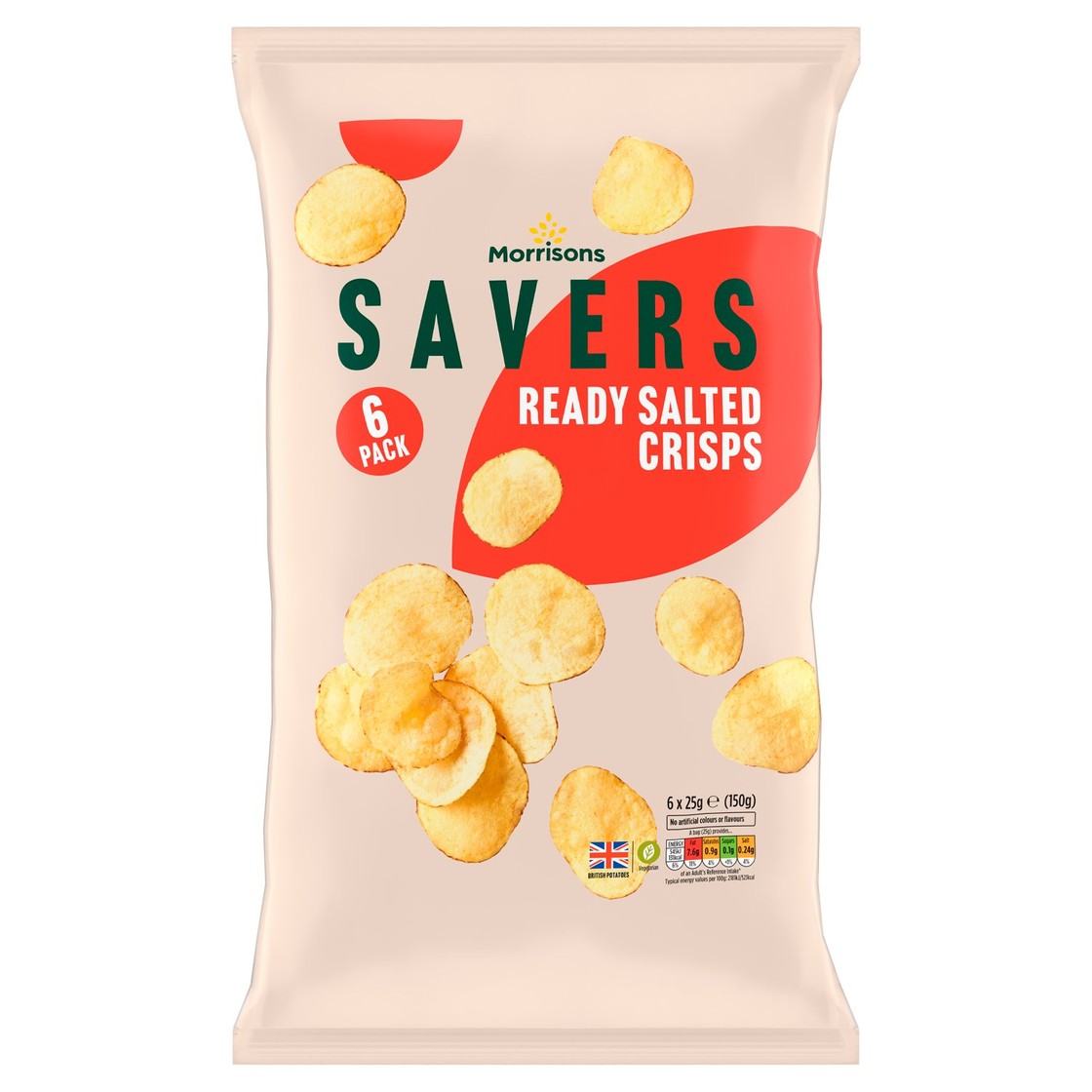 Morrisons Savers Crisps Ready Salted - Morrisons Online Groceries & Offers