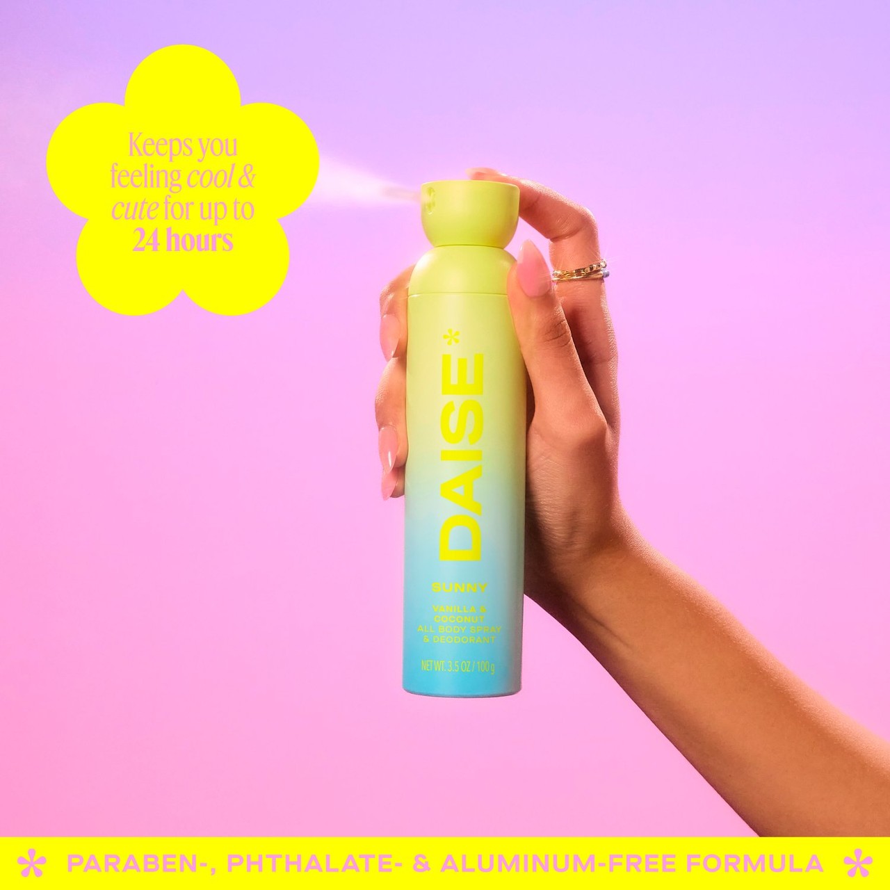 Daise All Body Spray & Deodorant Sunny 120ml - Morrisons Online ...