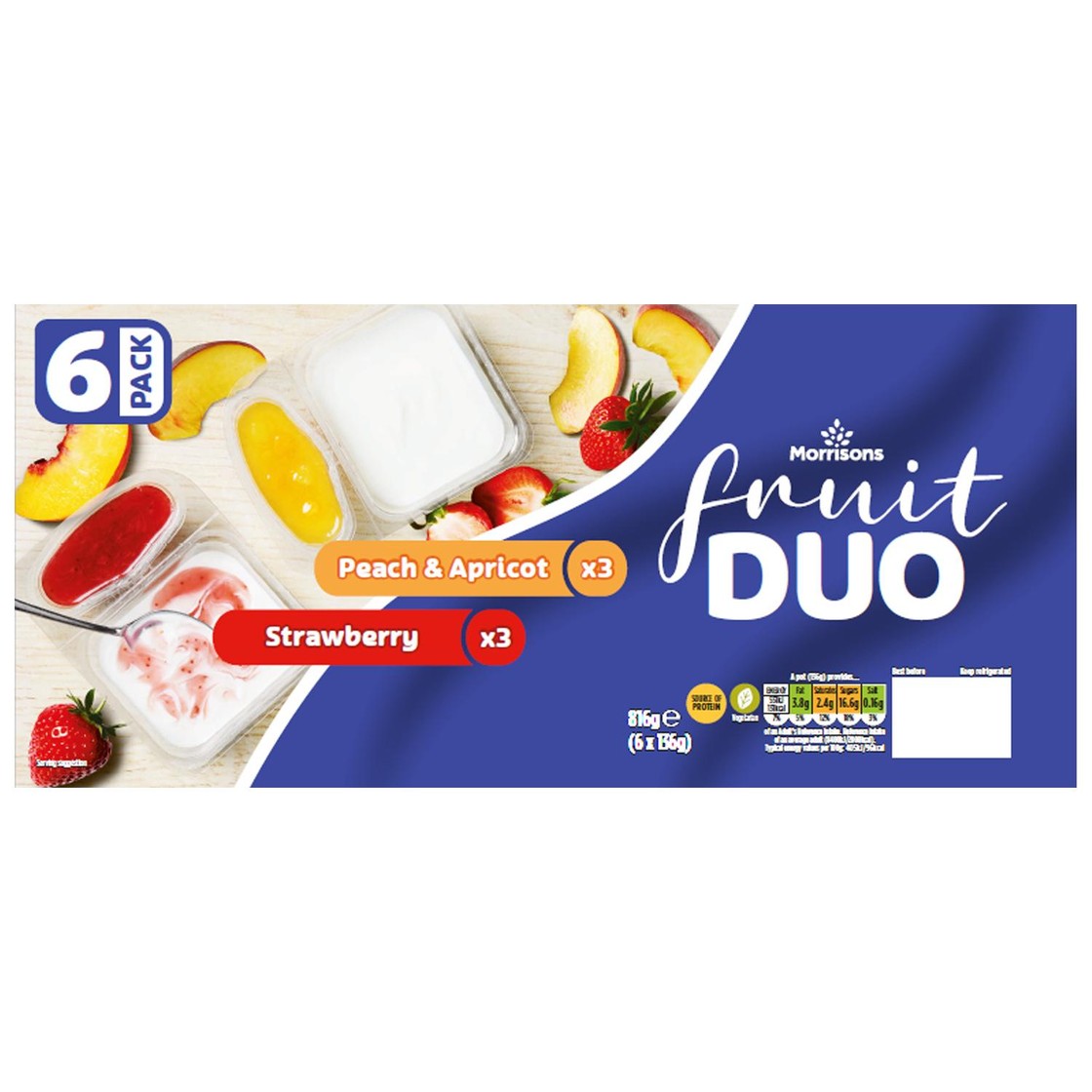 Morrisons Fruit Duo Split Pot - Morrisons Online Groceries & Offers