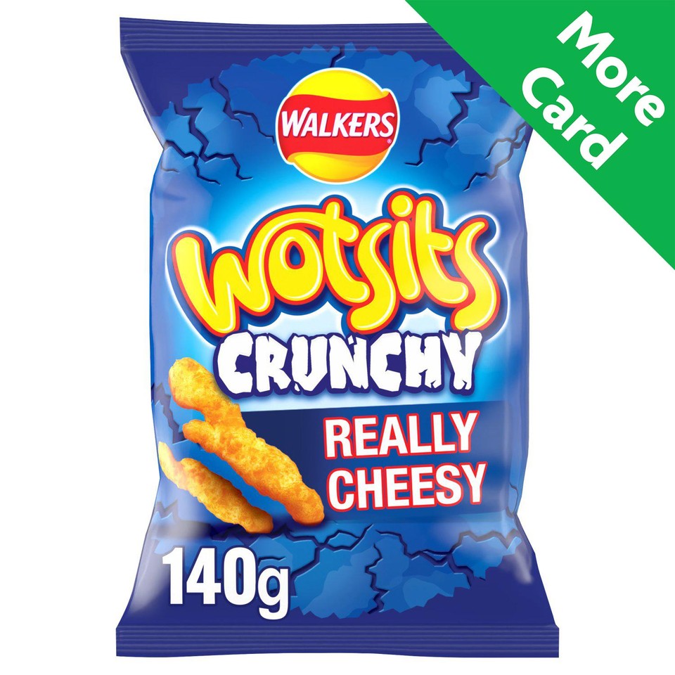 Walkers Wotsits Crunchy Really Cheesy Sharing Snacks Crisps - Morrisons ...