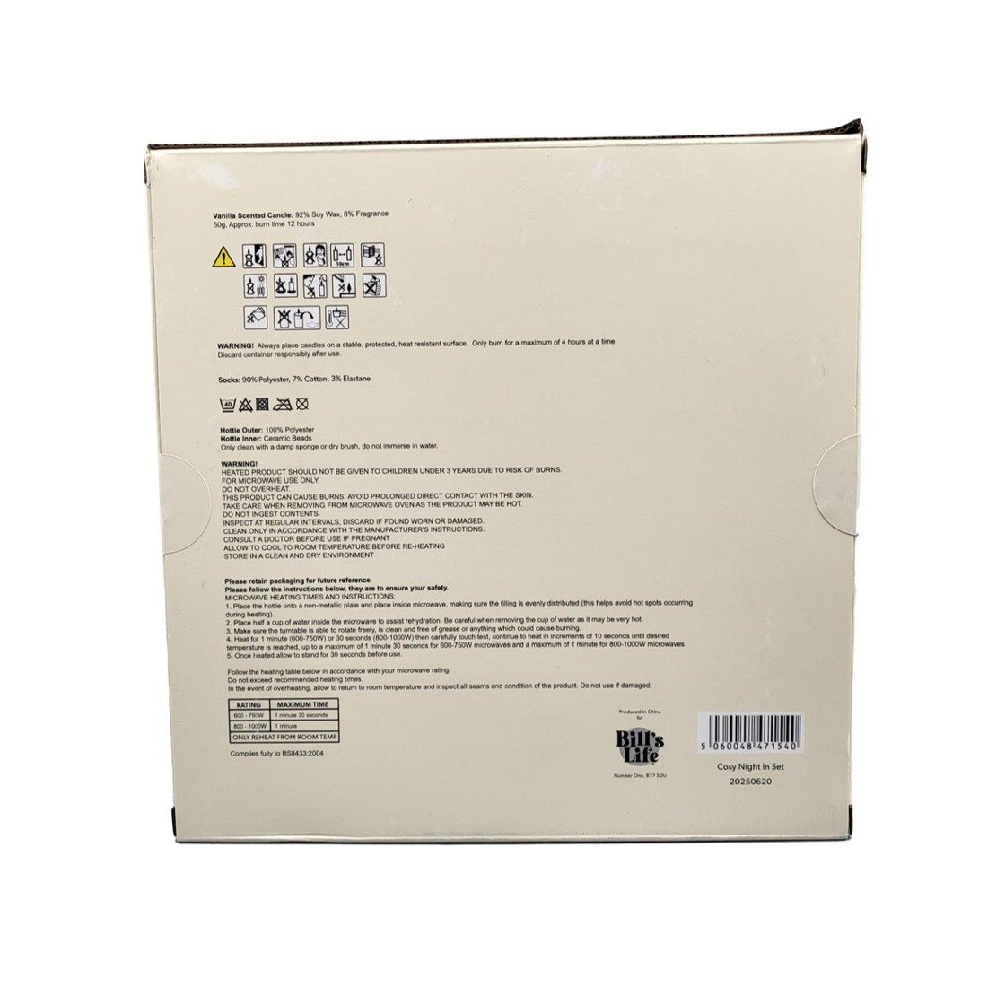 Bills Life Cosy Night In Gift Set - Morrisons Online Groceries & Offers