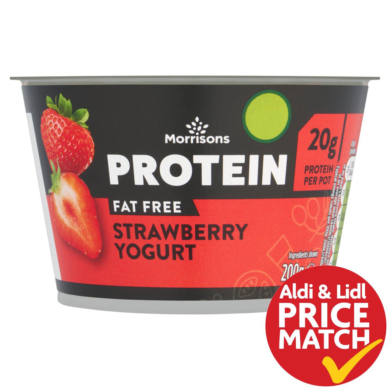 Morrisons Strawberry Protein Yogurt - Morrisons Online Groceries & Offers