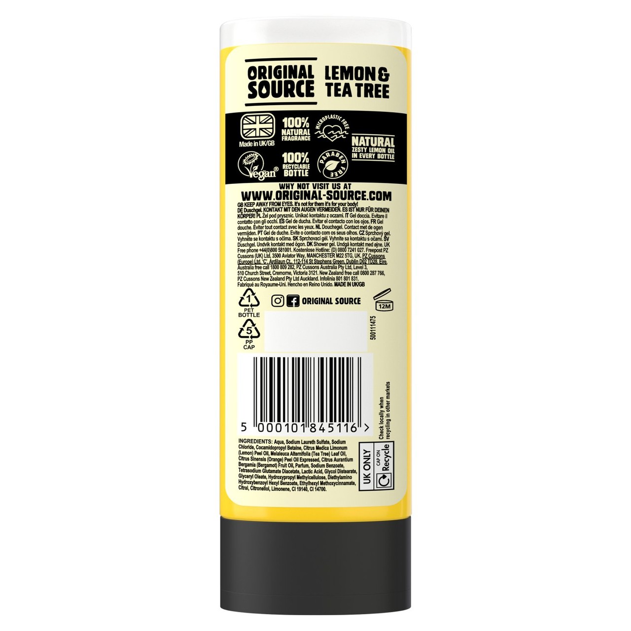Original Source Lemon Shower Gel - Morrisons Online Groceries & Offers