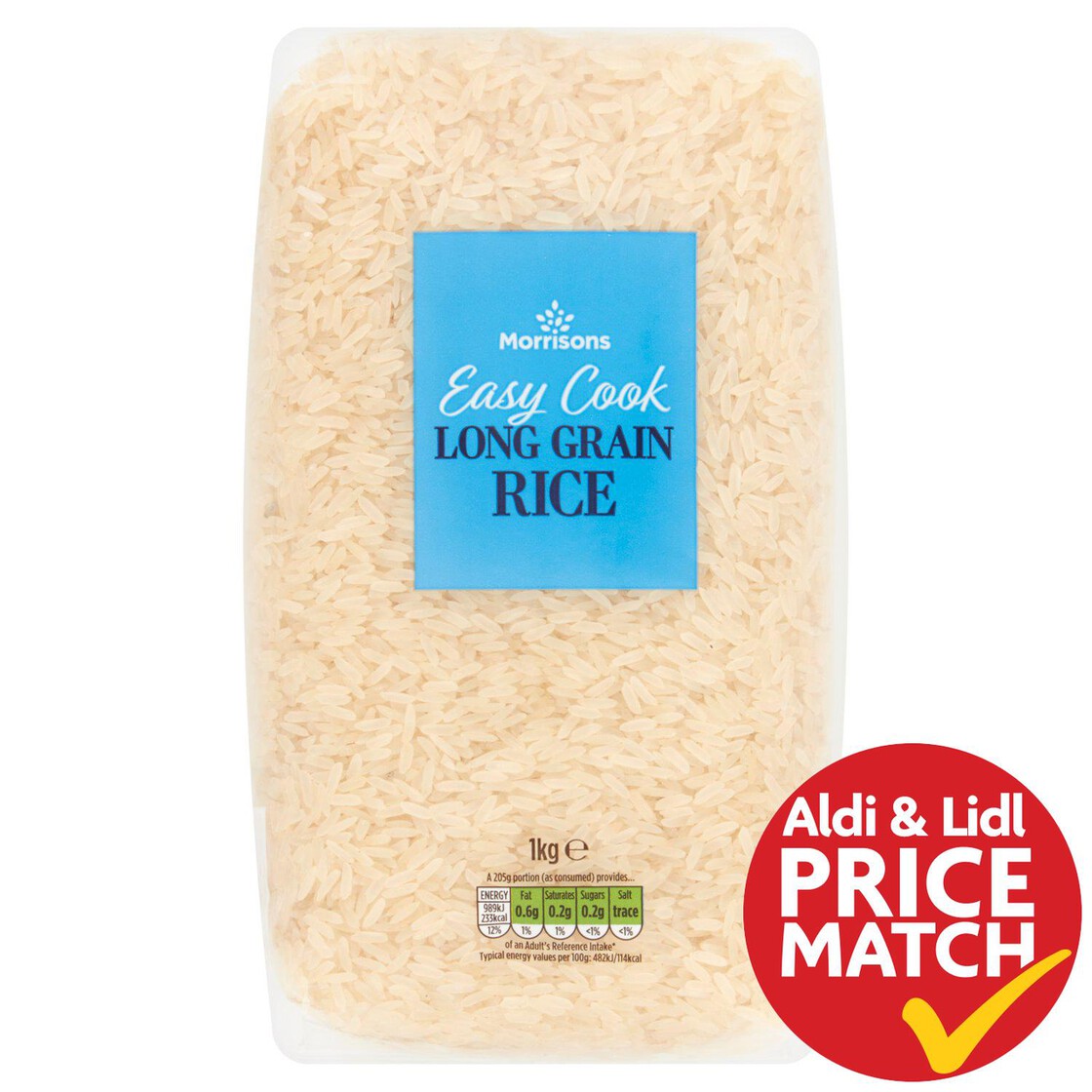 Morrisons Easy Cook Long Grain Rice - Morrisons Online Groceries & Offers