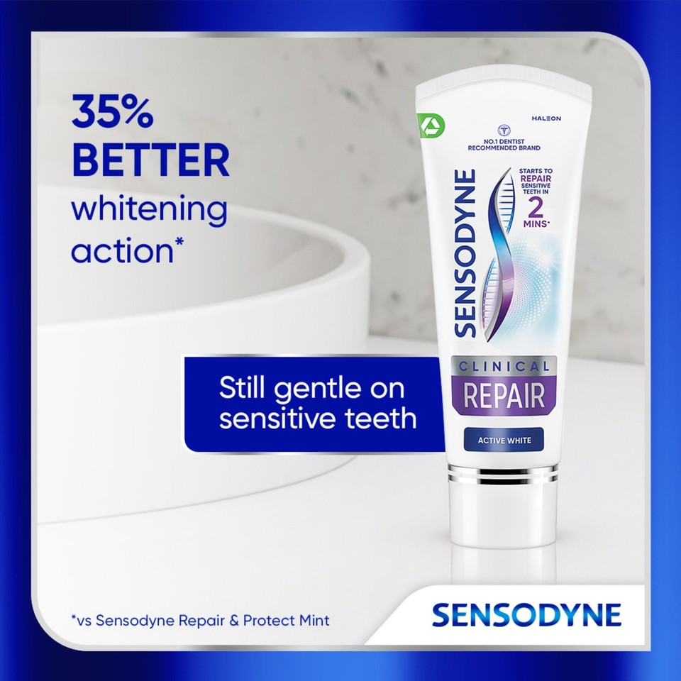 Sensodyne Clinical Protect Active White Toothpaste - Morrisons Online ...