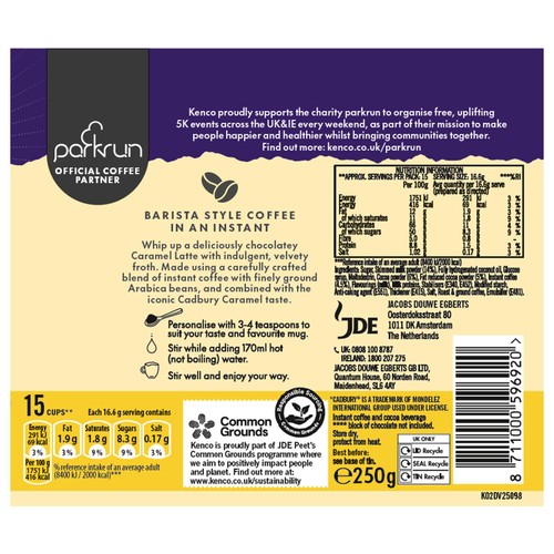 Kenco Millicano Cadbury Caramel Latte - Morrisons Online Groceries & Offers