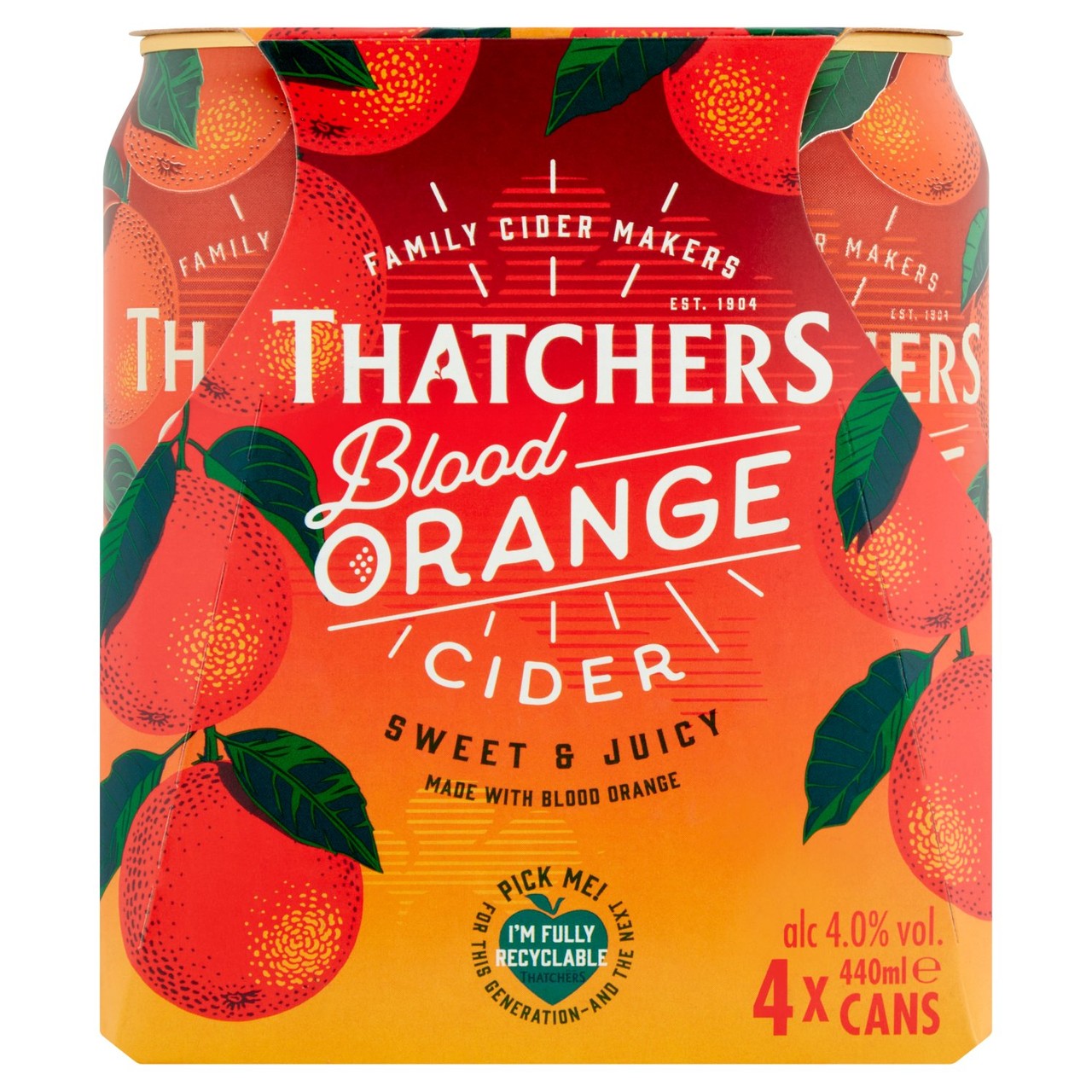 Thatchers Blood Orange Cider Cans - Morrisons Online Groceries & Offers