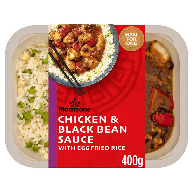Morrisons Chicken & Black Bean Sauce & Rice - Morrisons Online ...