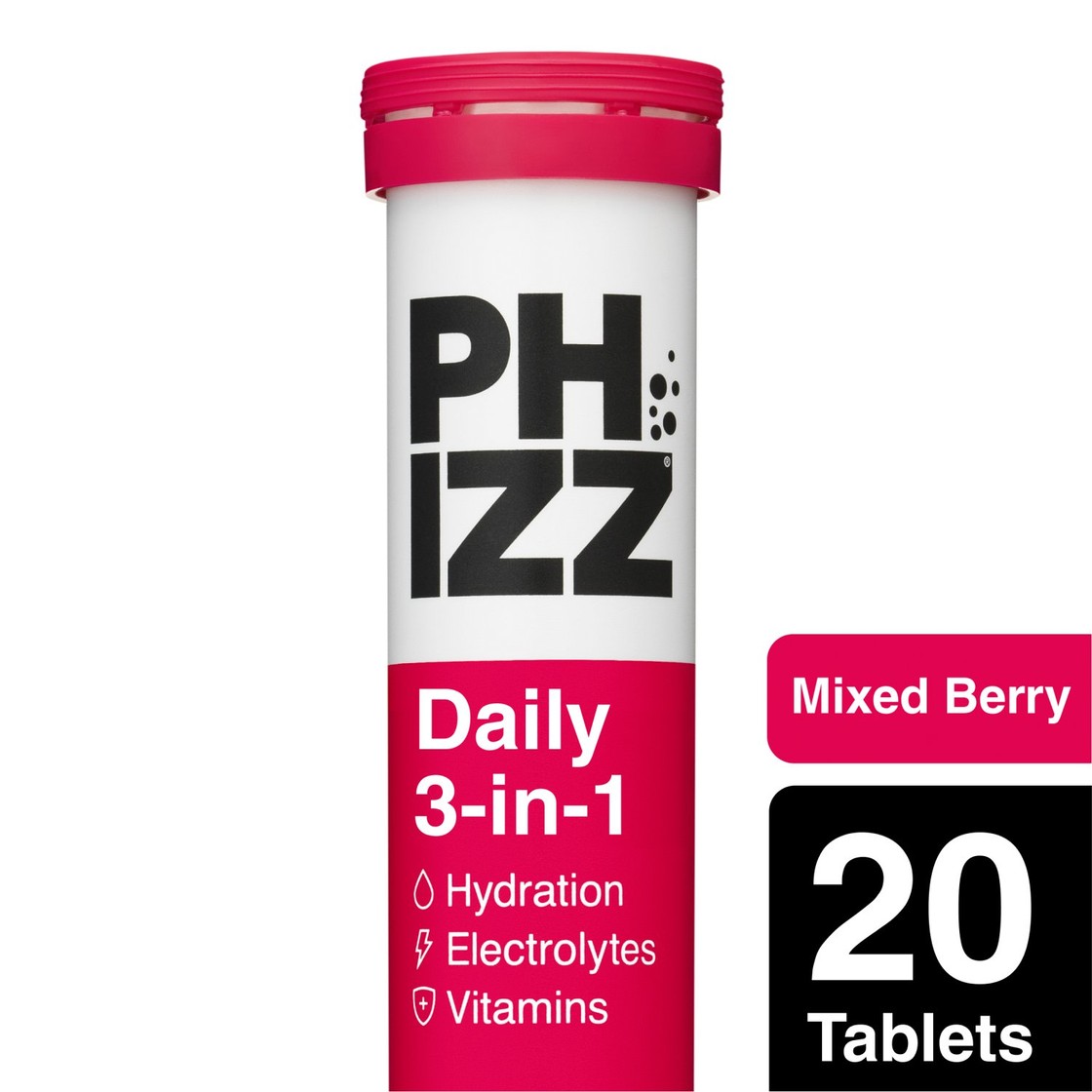 Phizz Mixed Berry 3in1 Hydration Electrolytes And Vitamins 20s ...