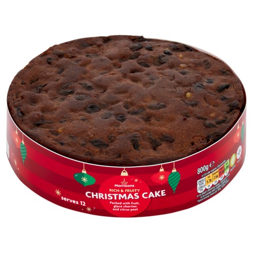 Morrisons Rich & Fruity Christmas Cake Serves 12 - Morrisons Online ...