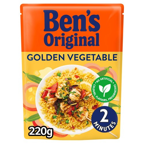 Bens Original Golden Vegetable Microwave Rice - Morrisons Online ...