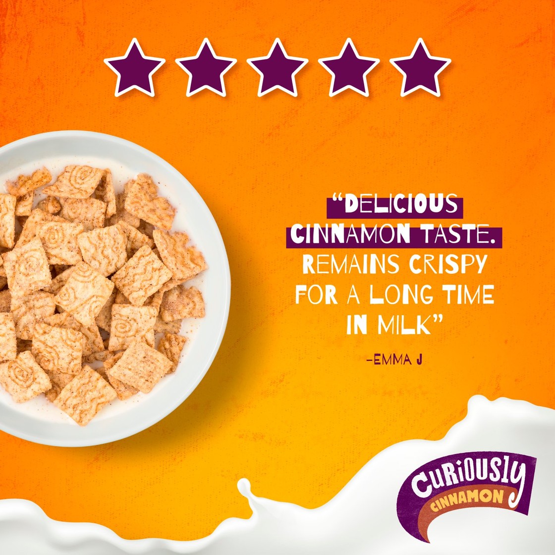 Nestle Curiously Cinnamon Cereal 375g - Morrisons Online Groceries & Offers