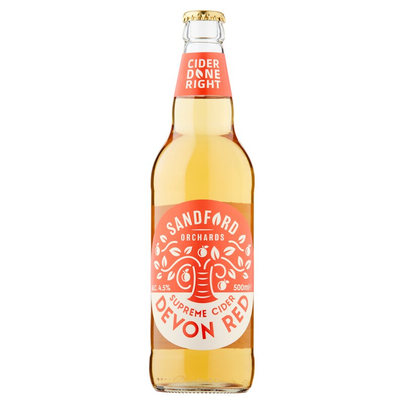 Sandford Orchards Devon Red Cider Bottle - Morrisons Online Groceries ...