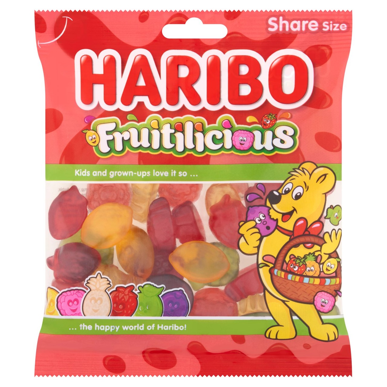 Haribo Fruitilicious Sweets Share Bag 150g - Morrisons Online Groceries ...