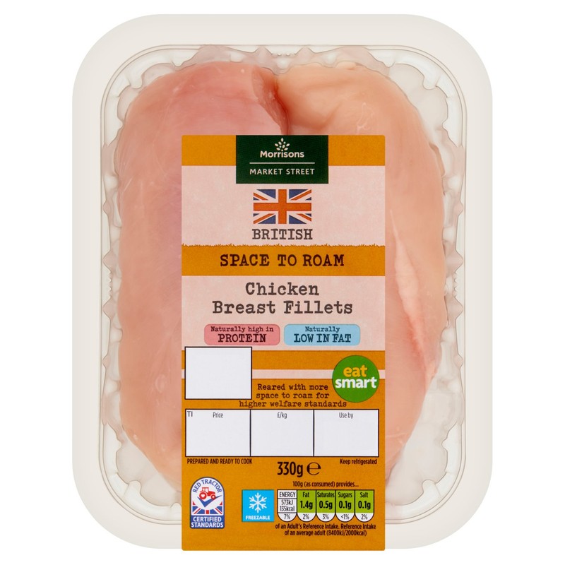 Morrisons British Chicken Breast Fillets 330g - Morrisons Online ...