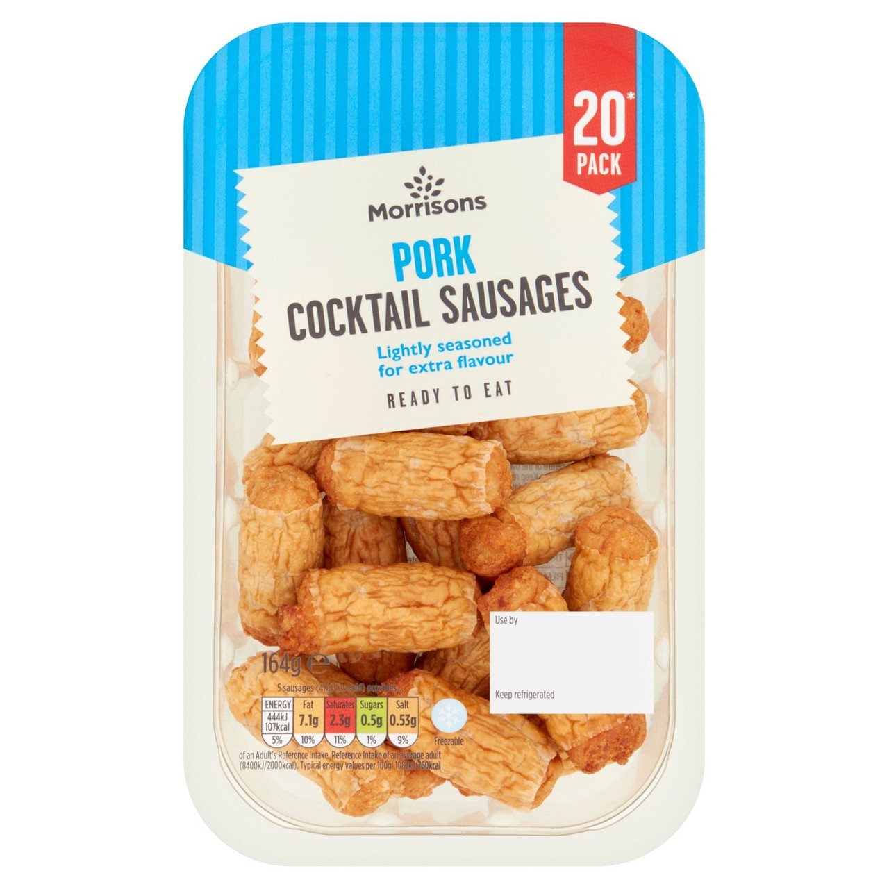 Morrisons Pork Cocktail Sausages 20 Pack - Morrisons Online Groceries ...