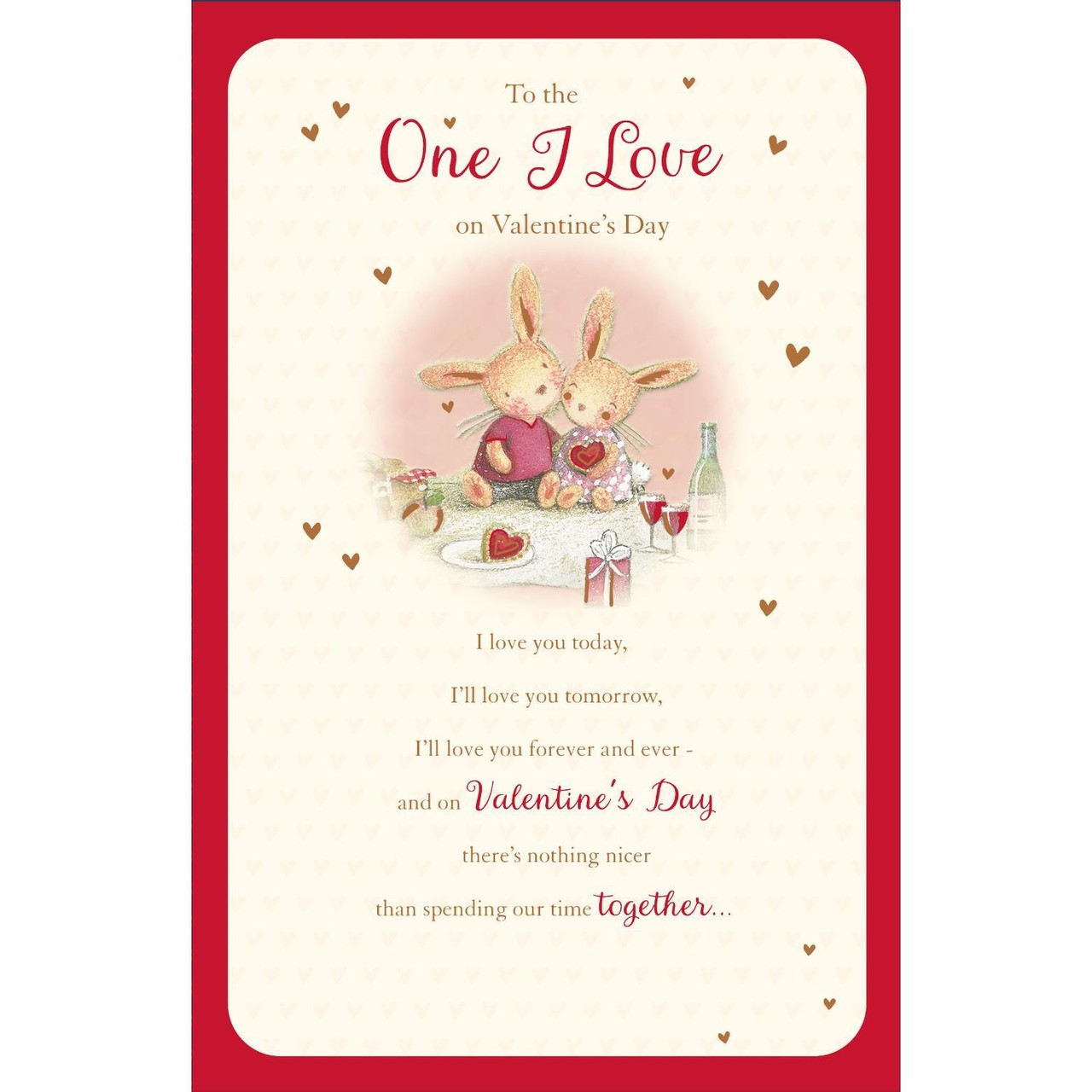One I Love Cotton Tails Valentine's Day Card - Morrisons Online ...