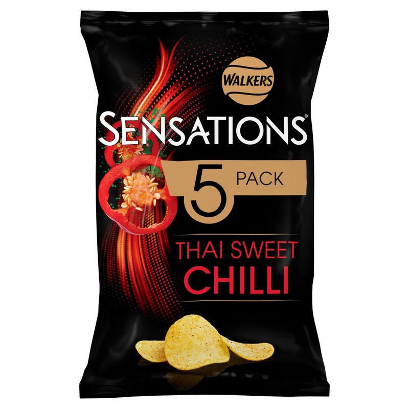 Walkers Sensations Thai Sweet Chilli Multipack Crisps 5x25g - Morrisons ...
