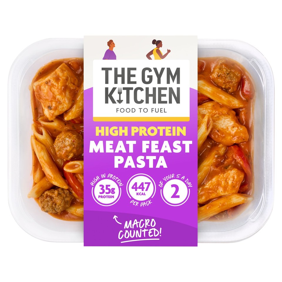 The Gym Kitchen Meat Feast Pasta 400g - Morrisons Online Groceries & Offers