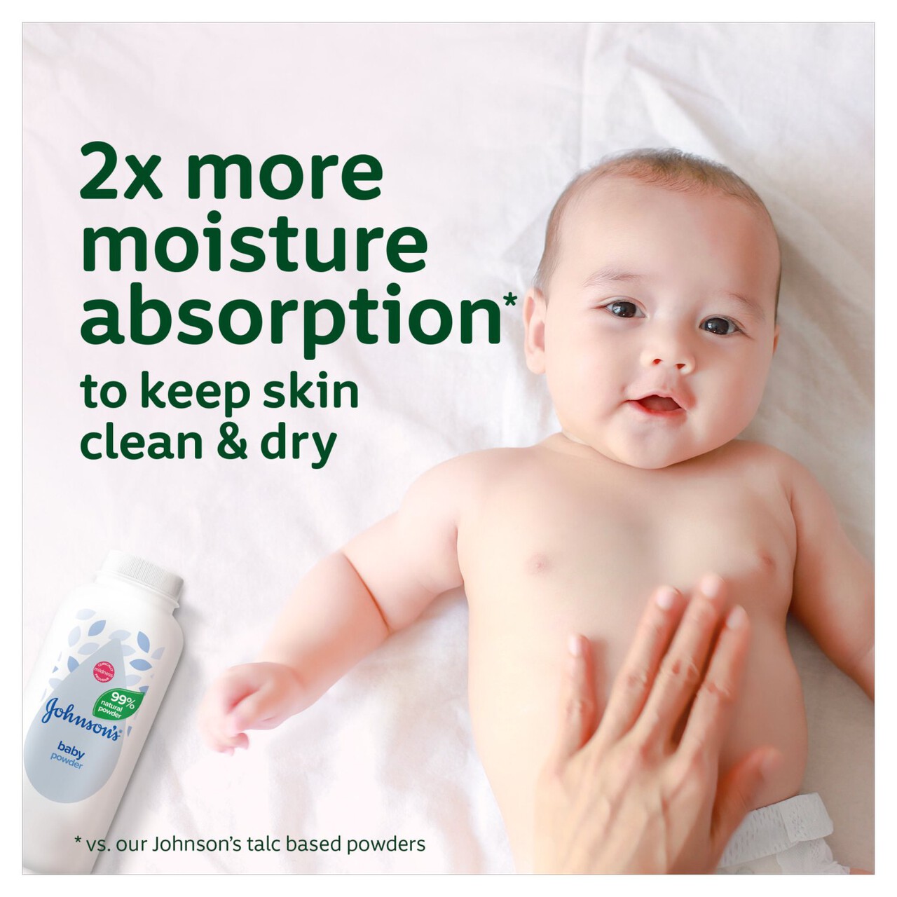 Johnson's Baby Natural Powder - Morrisons Online Groceries & Offers