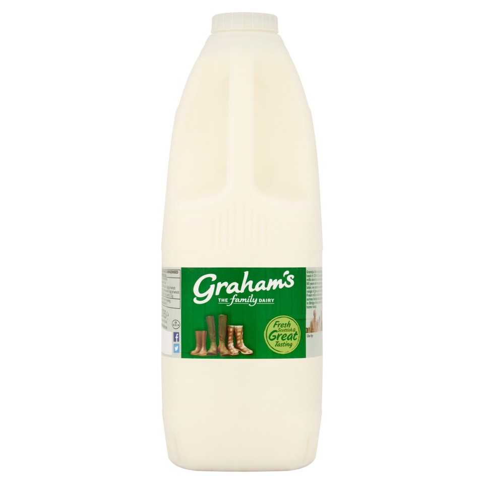 Grahams The Family Dairy Semi Skimmed Milk - Morrisons Online Groceries ...