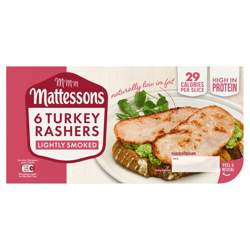 Mattessons Smoked Turkey Rashers - Morrisons Online Groceries & Offers