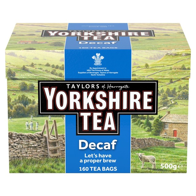 Decaffeinated Yorkshire Tea Bags 160PK - Morrisons Online Groceries ...
