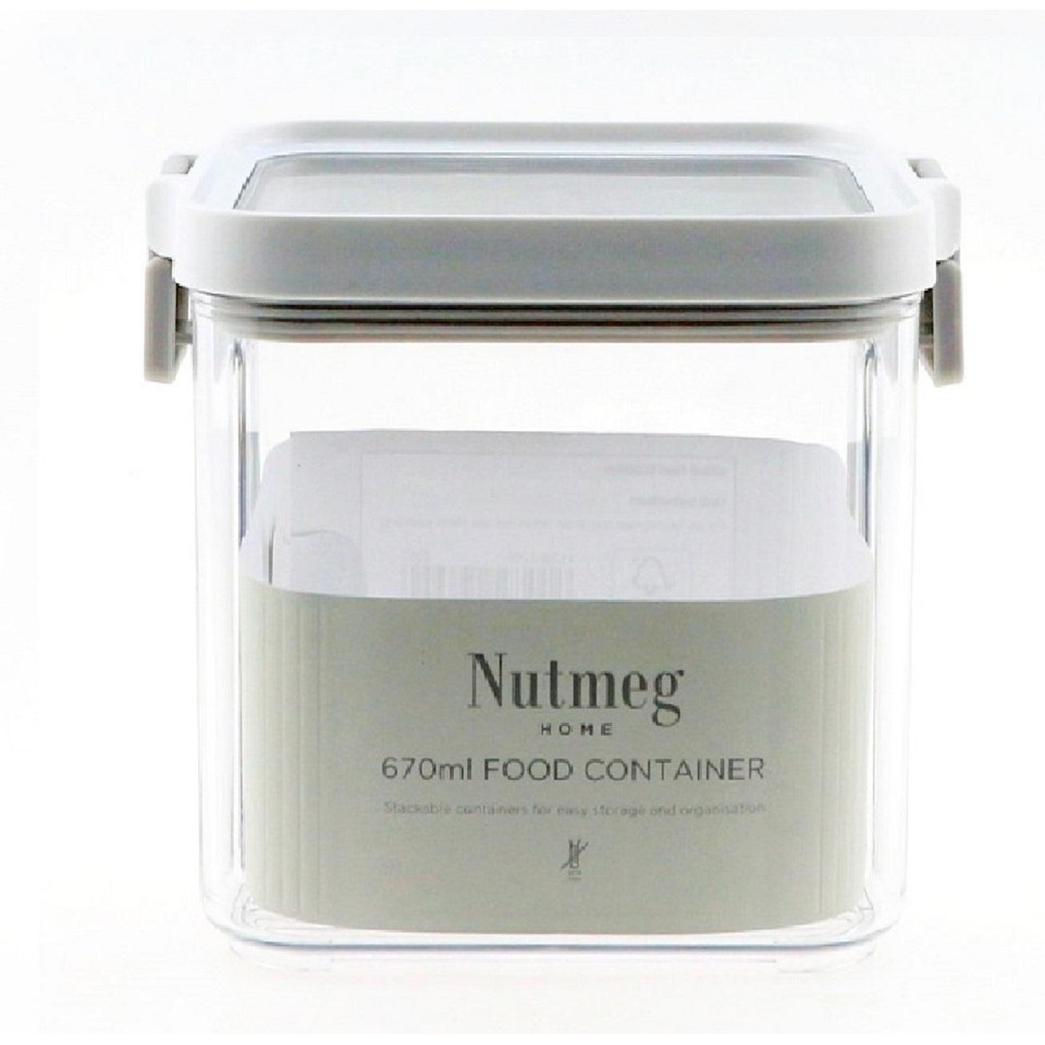 Nutmeg Home Square Food Storage 670ml - Morrisons Online Groceries & Offers
