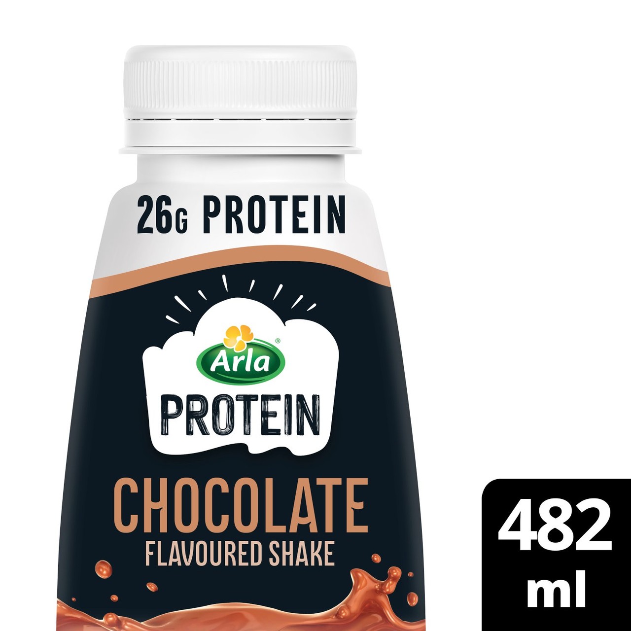 Arla Protein Chocolate Milkshake 482ml - Morrisons Online Groceries ...