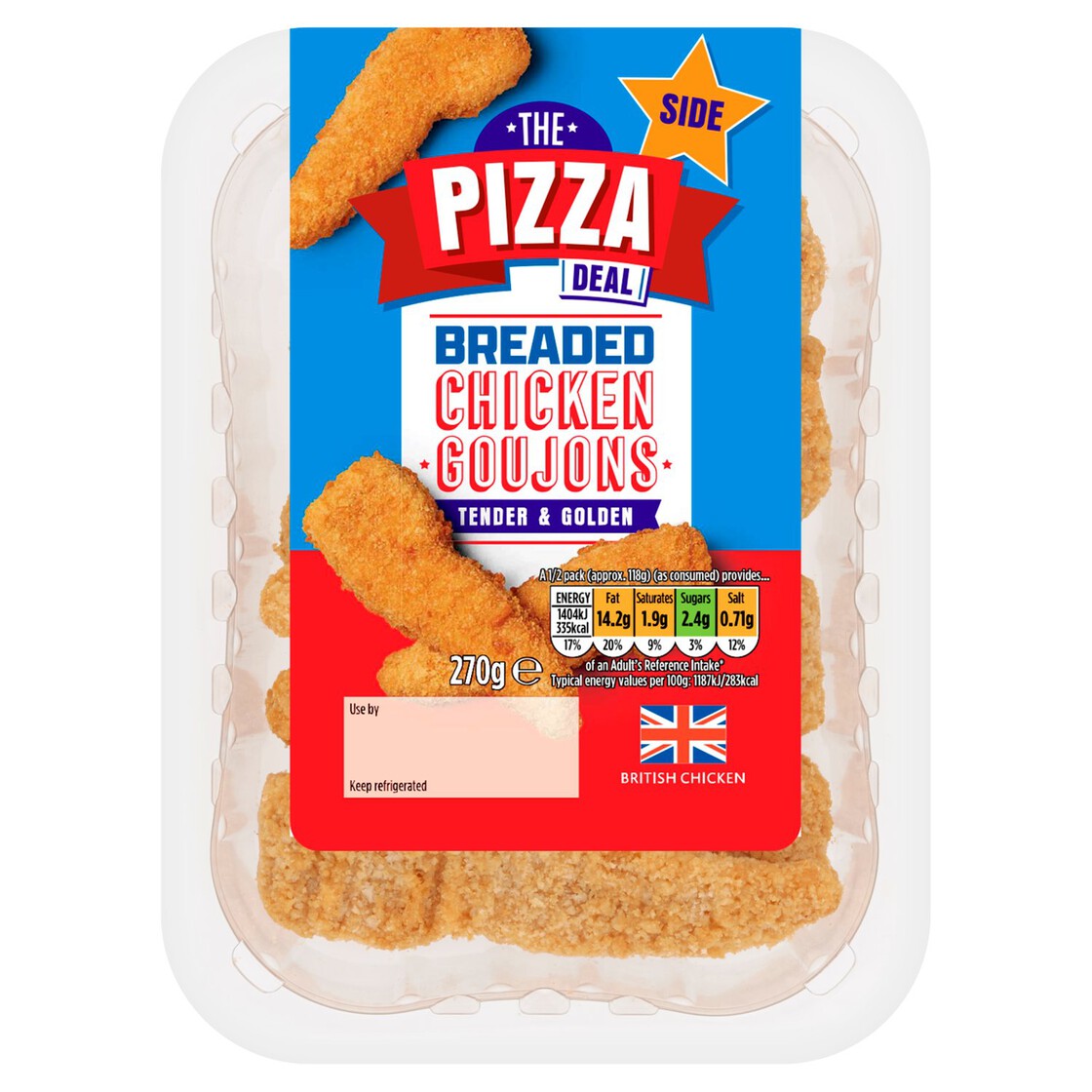 Morrisons The Pizza Deal Breaded Chicken Goujons 270g - Morrisons ...