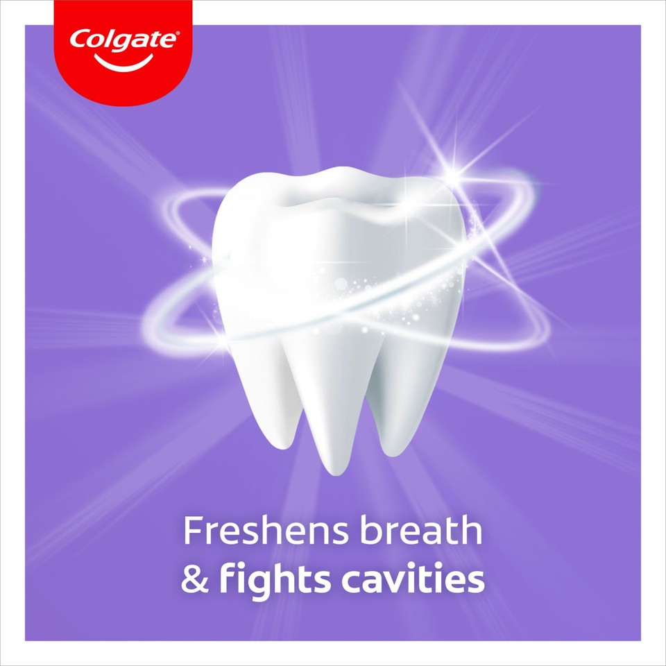 Colgate Advanced White Purple Teeth Whitening Toothpaste 75ml ...