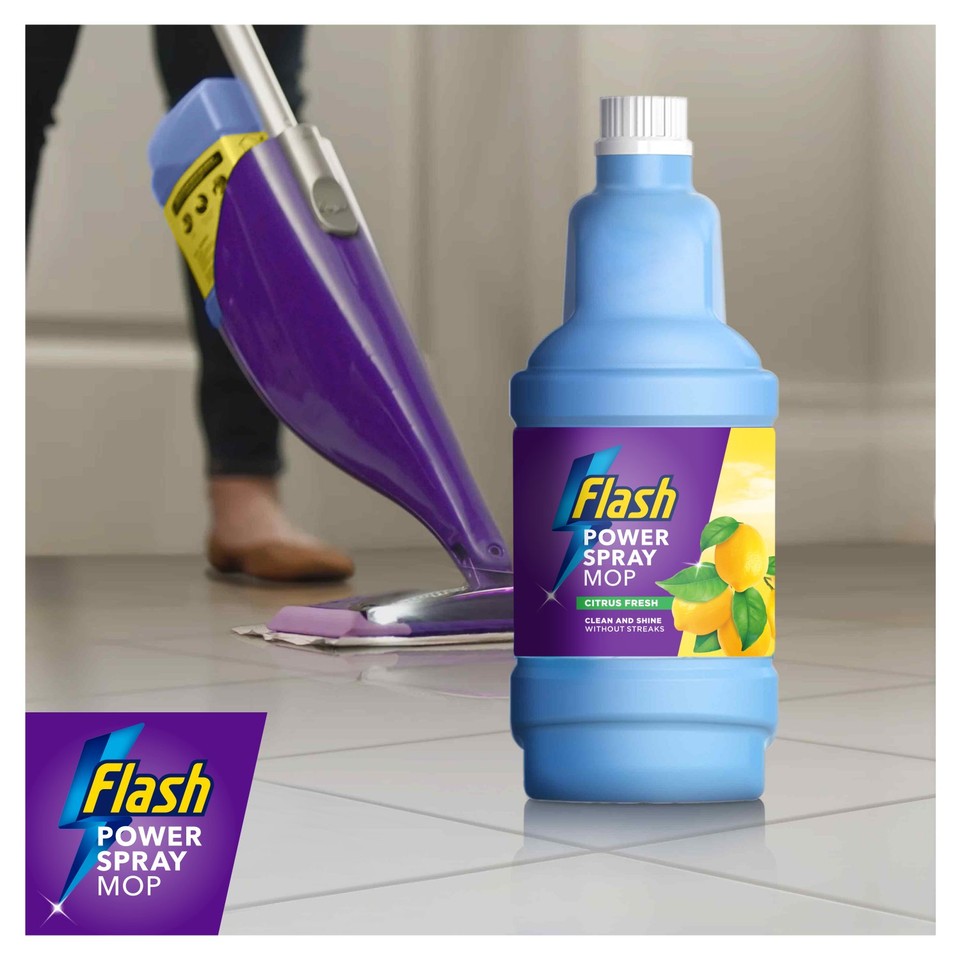 Flash Power Mop Liquid Refill Sea Minerals - Morrisons Online Groceries ...
