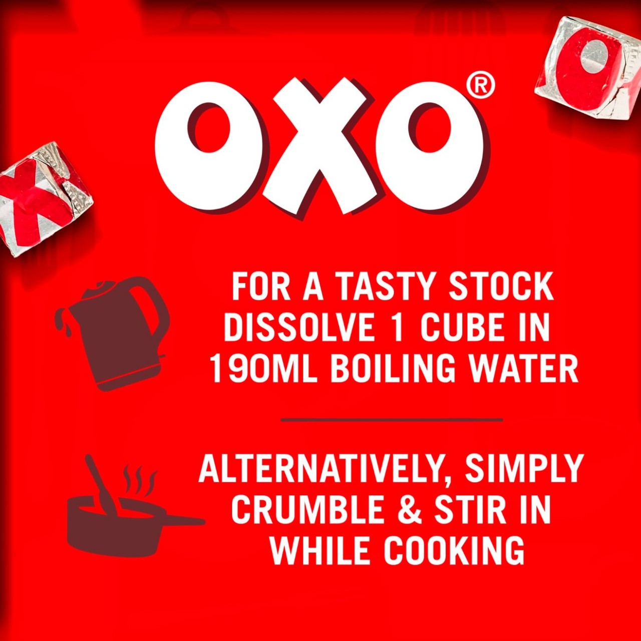 Oxo Beef Stock 24 Cubes - Morrisons Online Groceries & Offers