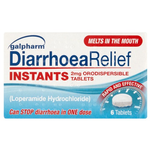 Galpharm Diarrhoea Relief Instants 6 Tablets - Morrisons Online ...
