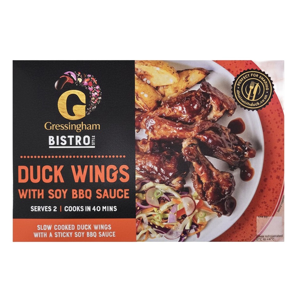 Gressingham Slow Cooked Duck Wings With Soy BBQ 660g - Morrisons Online ...