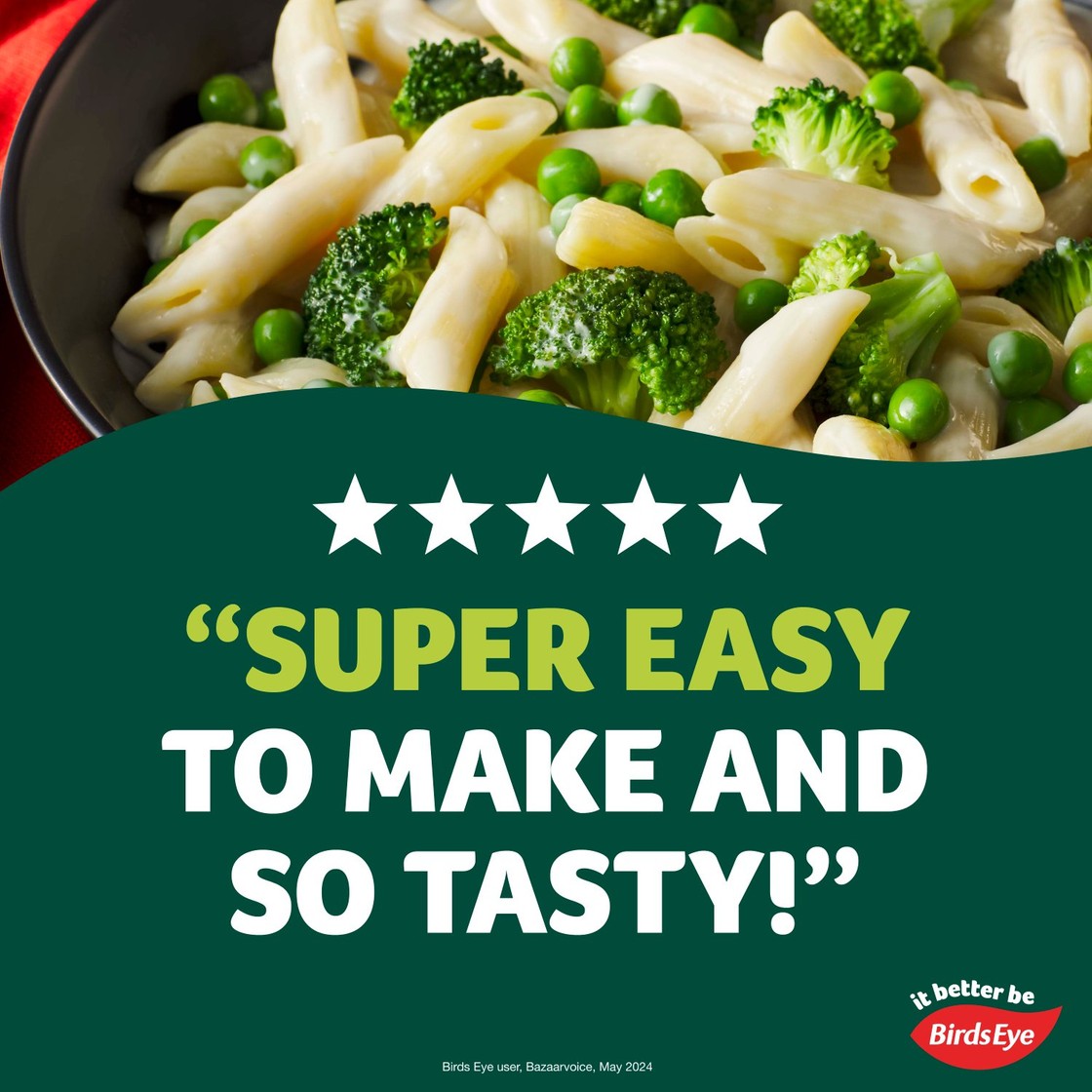 Birds Eye Steamfresh Creamy Cheese Vegetable Pasta Meal For 1 ...