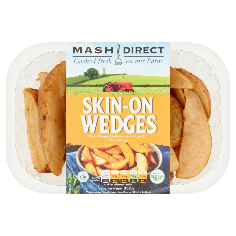 Mash Direct Skin On Potato Wedges 350g - Morrisons Online Groceries ...