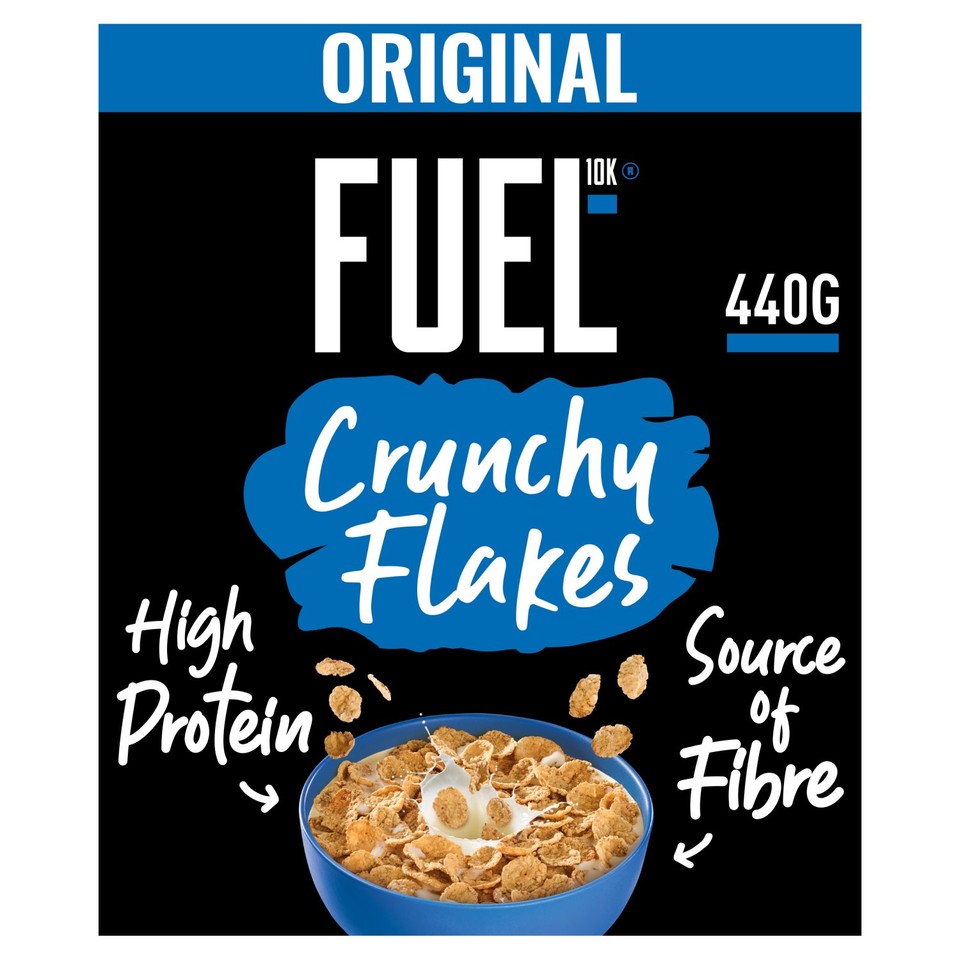 FUEL10K Original Crunchy Flakes High Protein Breakfast Cereal 440g ...