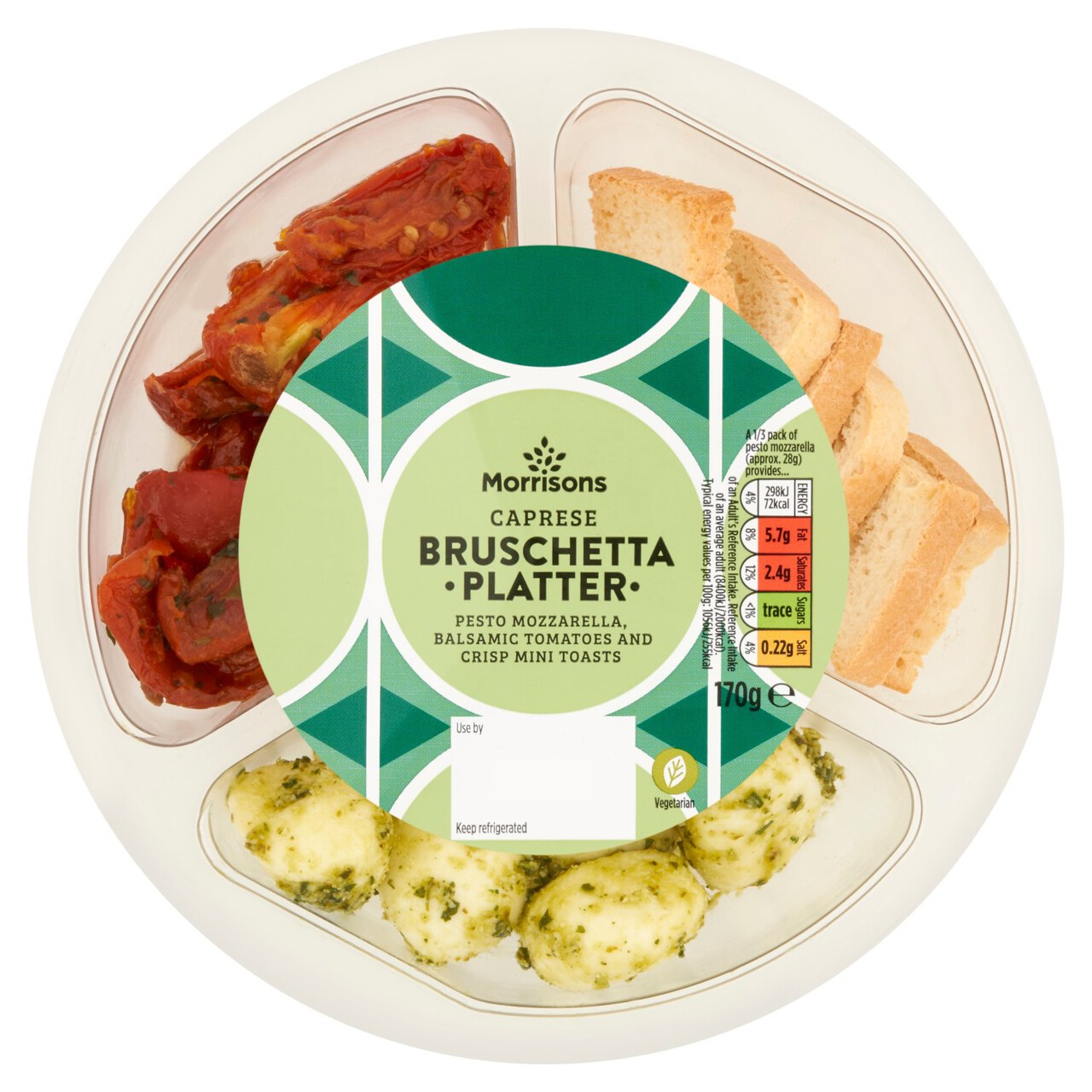 Morrisons Caprese Bruschetta Platter - Morrisons Online Groceries & Offers
