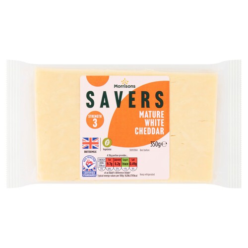 Morrisons Savers Mature White Cheddar - Morrisons Online Groceries & Offers