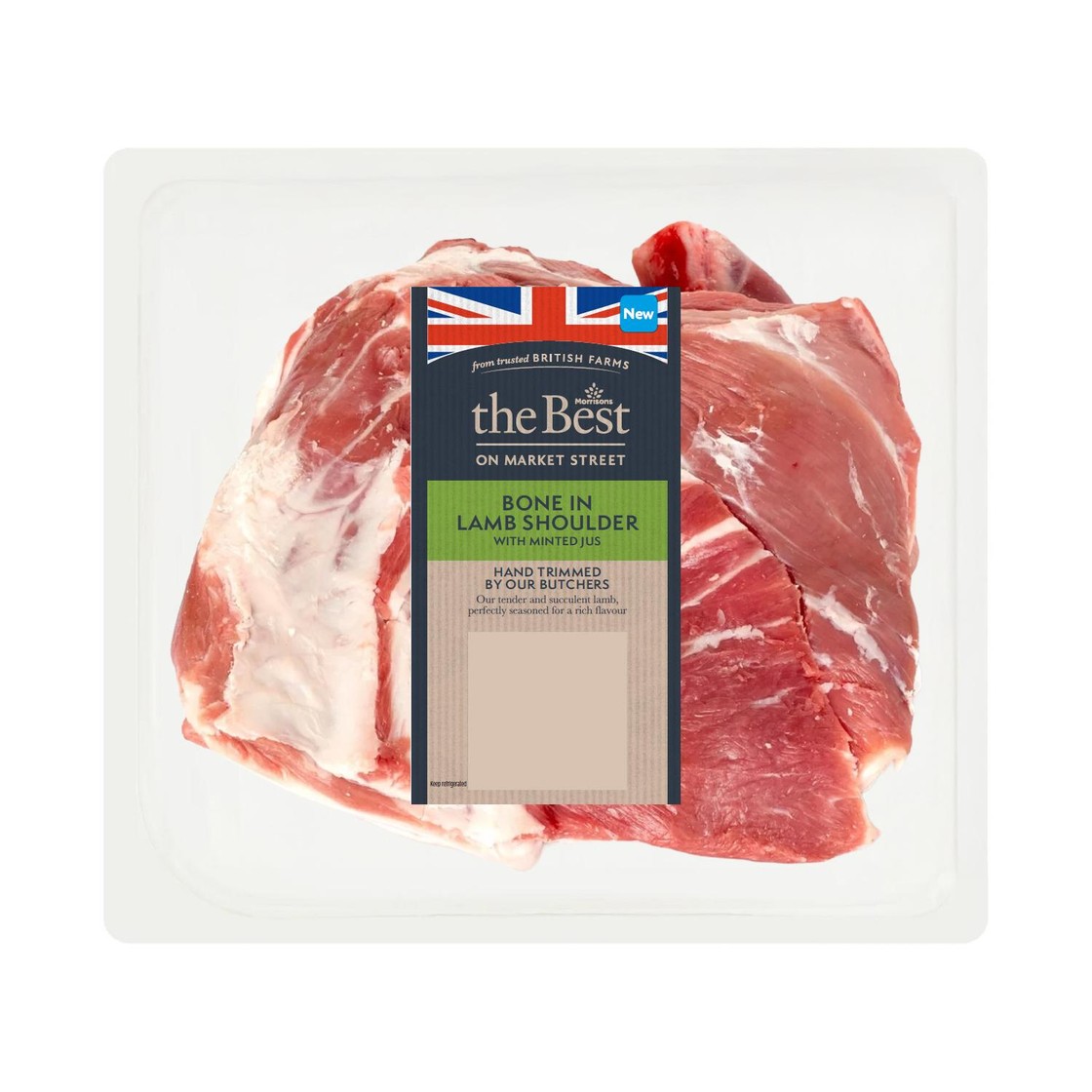 Morrisons The Best Lamb Shoulder Rosemary Garlic Rub & Minted Jus ...