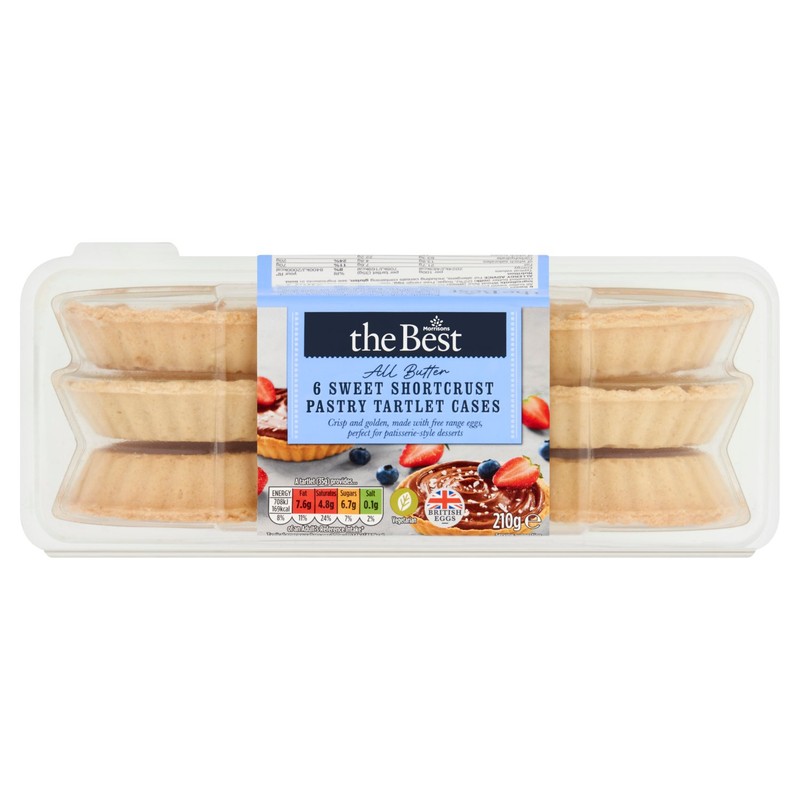 Morrisons The Best All Butter Sweet Pastry Tartlets - Morrisons Online ...
