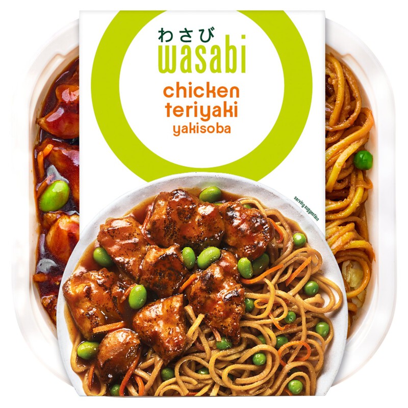 Wasabi Chicken Teriyaki Yakisoba 430g - Morrisons Online Groceries & Offers