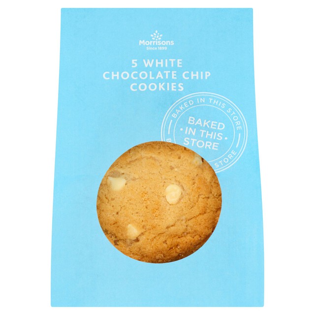 Market Street White Chocolate Chip Cookies - Morrisons Online Groceries ...