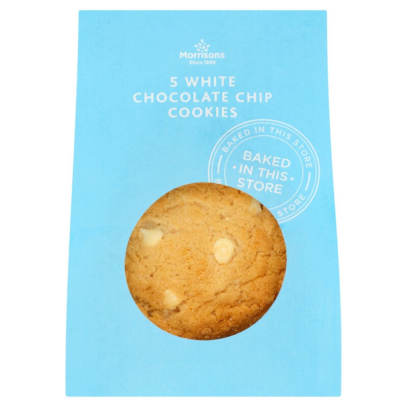 Market Street White Chocolate Chip Cookies - Morrisons Online Groceries ...