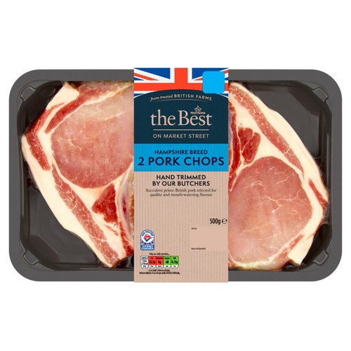 Morrisons The Best Hampshire Breed 2 Pork Chops - Morrisons Online ...