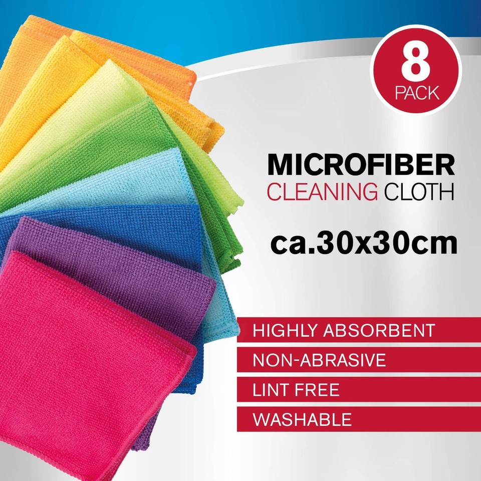 Dirt Devil Microfibre Cloth 8 Pack - Morrisons Online Groceries & Offers