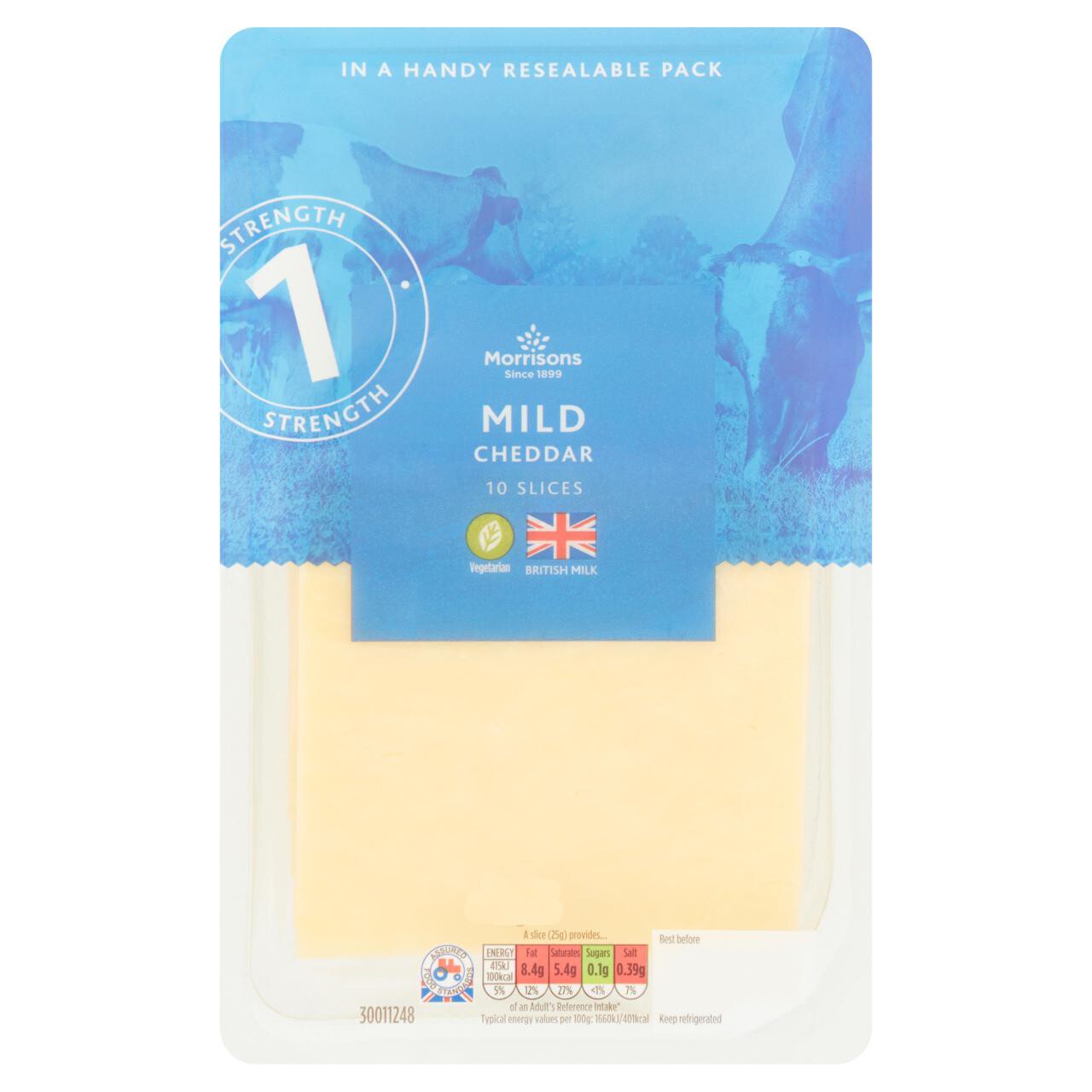 Morrisons Mild Cheddar Slices - Morrisons Online Groceries & Offers