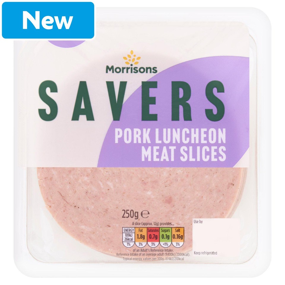 Morrisons Savers Pork Luncheon Meat Slices 250g - Morrisons Online ...
