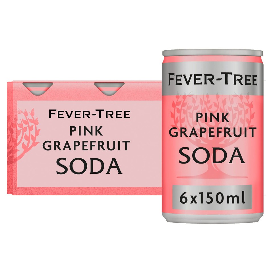 Fever-Tree Pink Grapefruit Soda 6x150ml - Morrisons Online Groceries ...